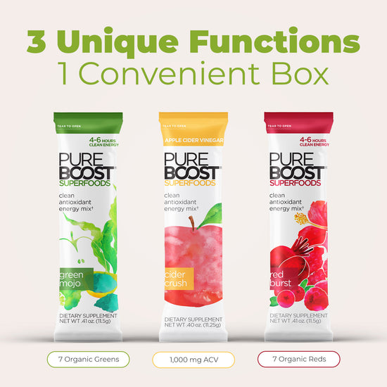 Clean Energy Drink Mix | No Sugar. No Surcralose. No Crash – Pureboost