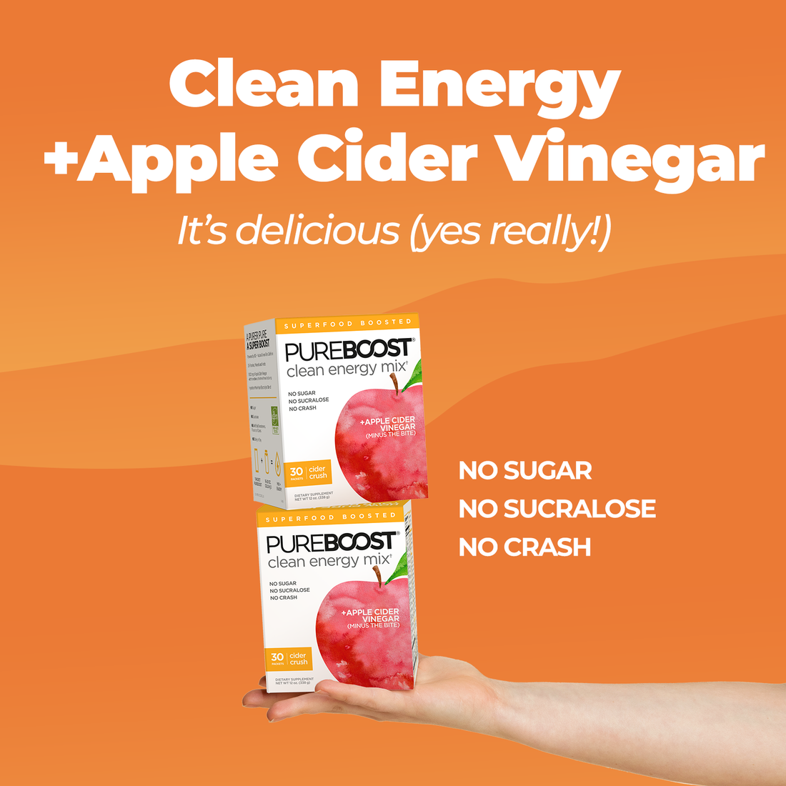 Clean Energy Drink Mix | No Sugar. No Surcralose. No Crash – Pureboost